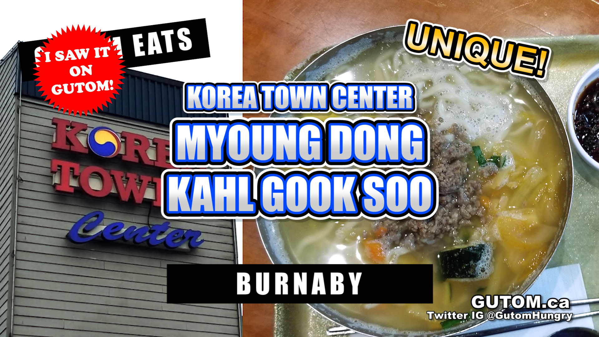 MYOUNG DONG KAHL GOOK SOO BURNABY KOREAN RESTAURANT KALGUKSU NOODLE ...