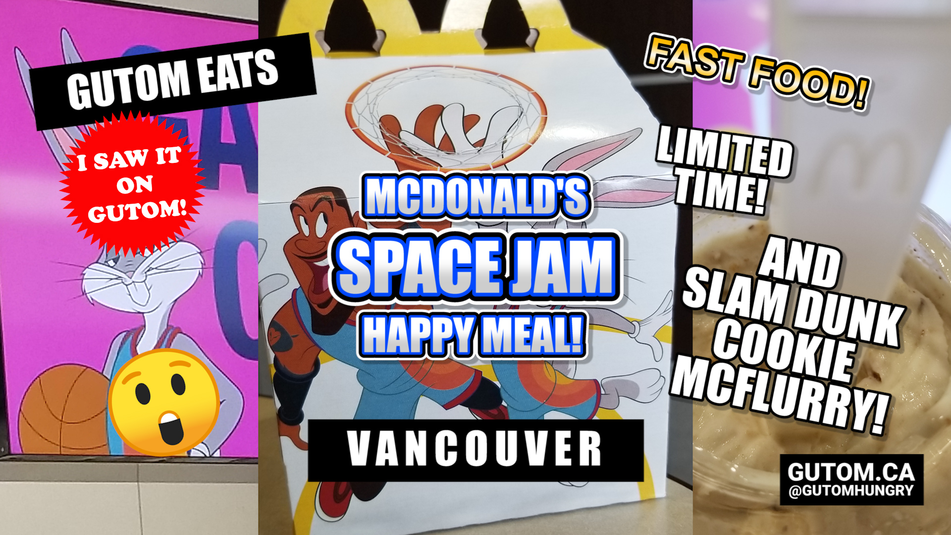 NOW AVAILABLE SPACE JAM A NEW LEGACY HAPPY MEAL AND SLAM DUNK COOKIE ...