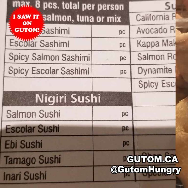 NO MORE TUNA FISH ON THE MENU AT SHABUSEN YAKINIKU HOUSE ALL YOU CAN ...