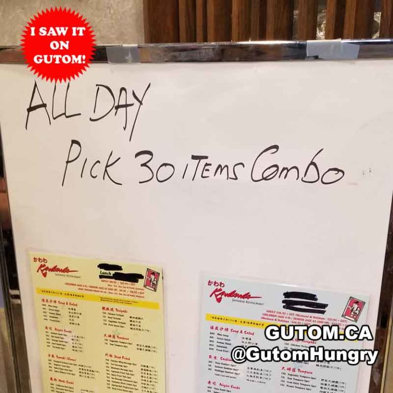 NEW ALL YOU CAN EAT MENU 2023 KAWAWA JAPANESE RESTAURANT BUFFET BURNABY ...